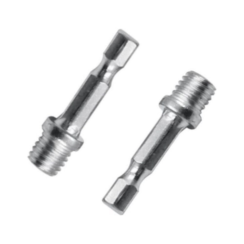 2pc 1/4 Hexagon Connecting Rod Adapter Drill Chuck M10 Polishing Disc ...