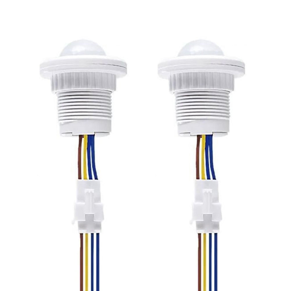 2pc 110V 220V PIR Infrared Motion Sensor Switch Auto On Off Light PIR ...