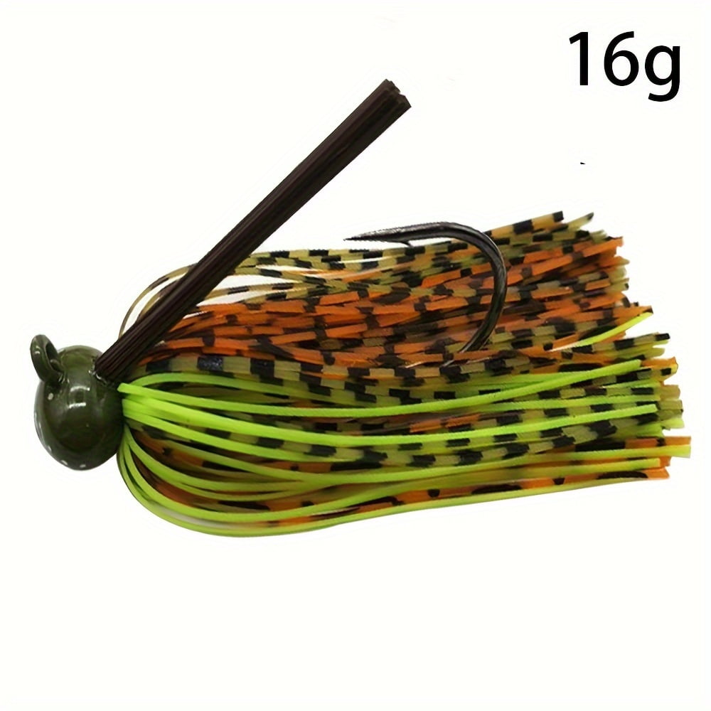 2pc 12g/16g Spinner Fishing Lure, Chatterbait Weedless, Football Jig ...