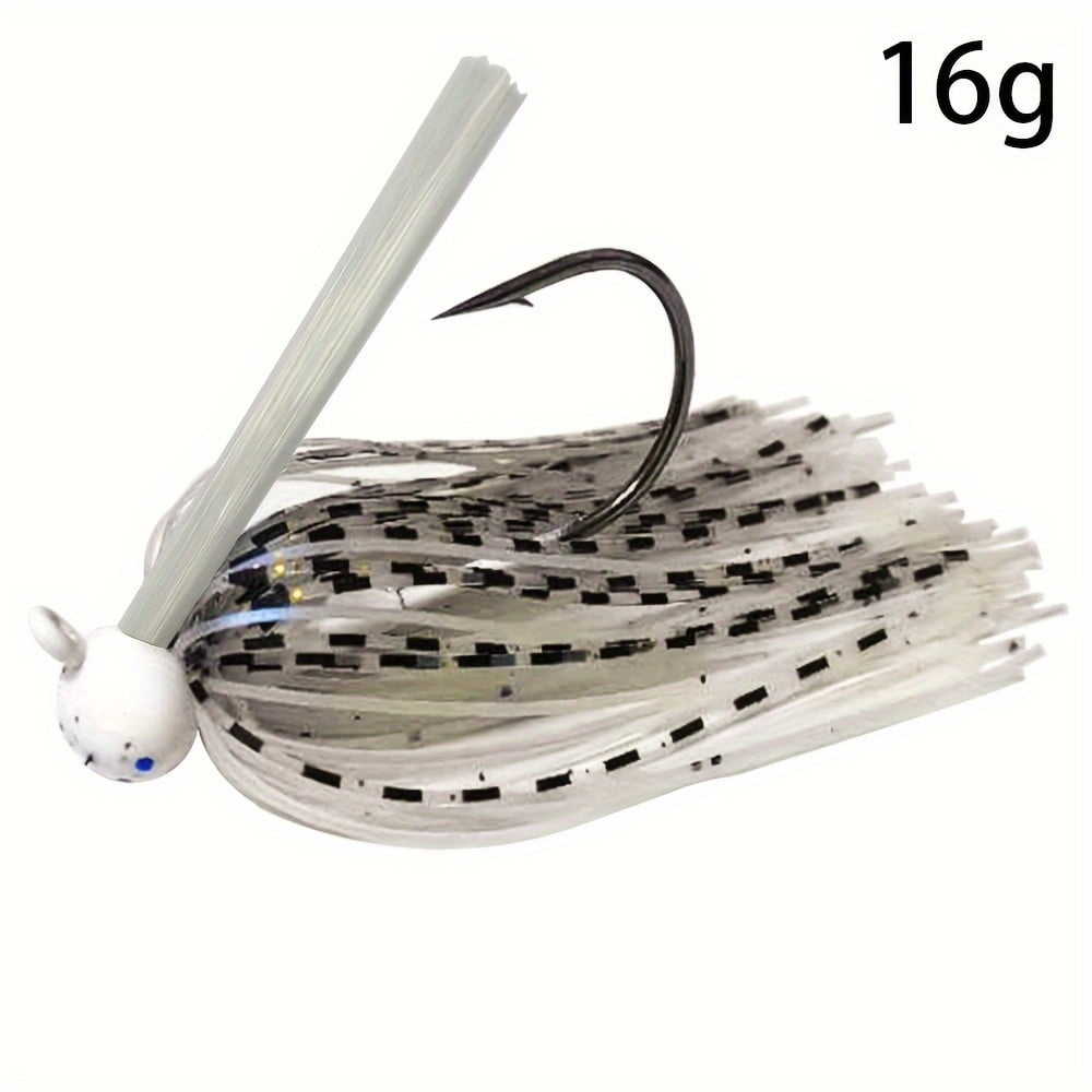 2pc 12g/16g Spinner Fishing Lure, Chatterbait Weedless, Football Jig ...
