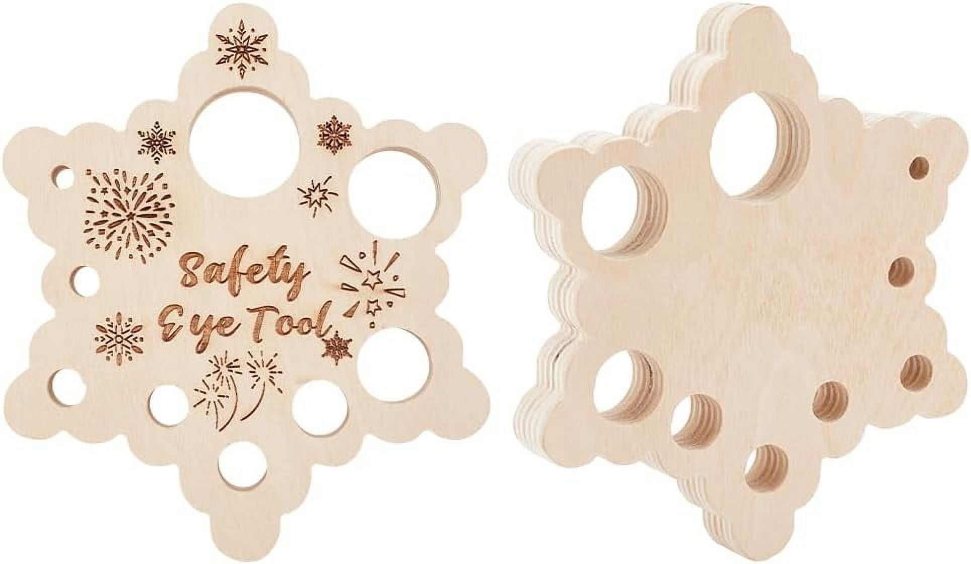 2pc 2pcs Snowflake Safety Eye Tool for Amigurumi Safety Eyes Insertion ...
