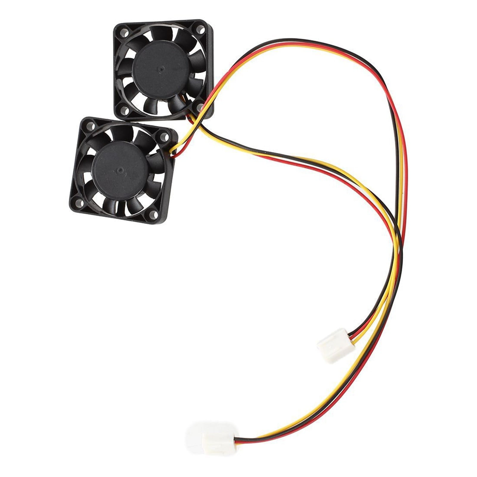 2pc 3-pin CPU 4cm Radiator Fan Radiator 40mm 10mm For Computer PC 12V ...
