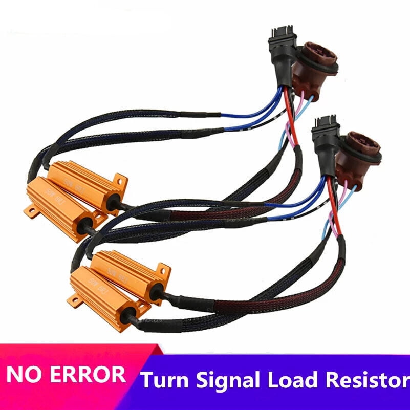 2pc 3157 4157 Load Resistor For Switchback LED Turn Signal Light Hyper ...