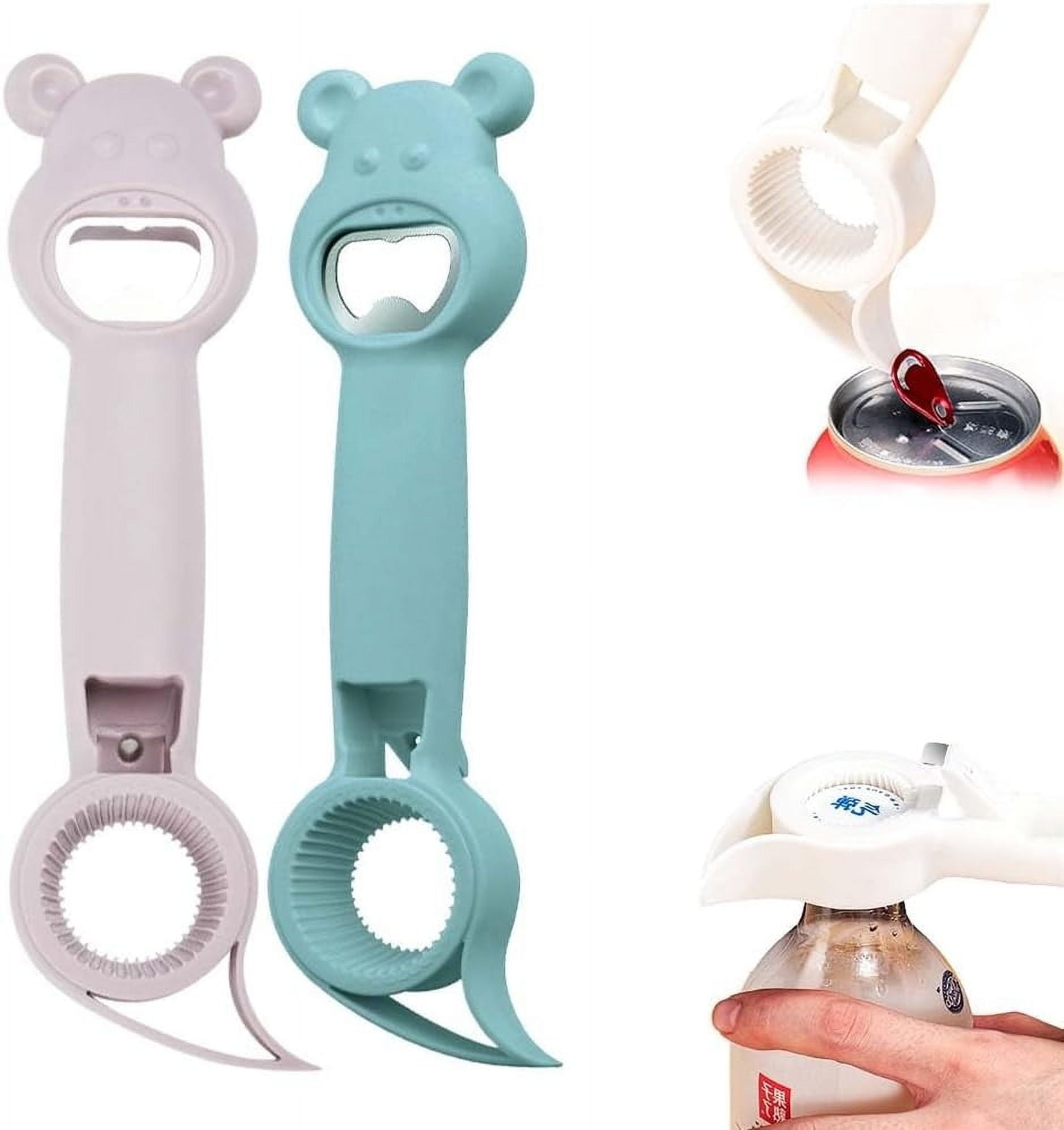 2pc 4 in 1 Multi Function Can Opener Bottle,Multi Kitchen Tool for ...