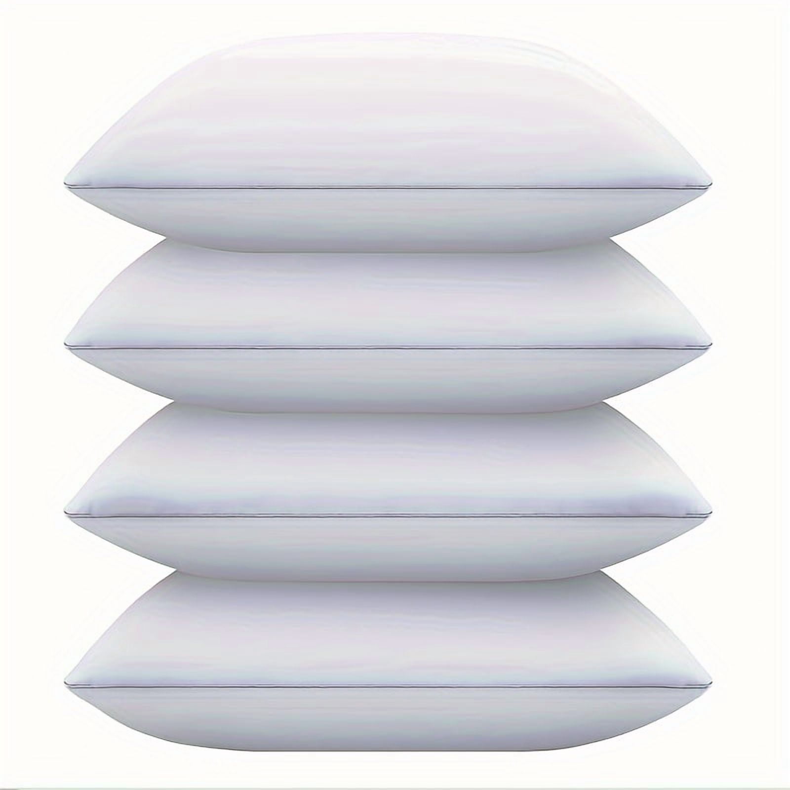 2pc/4pc Hotel Quality Sleep Pillow - Comfortable Bed Pillow for Back ...