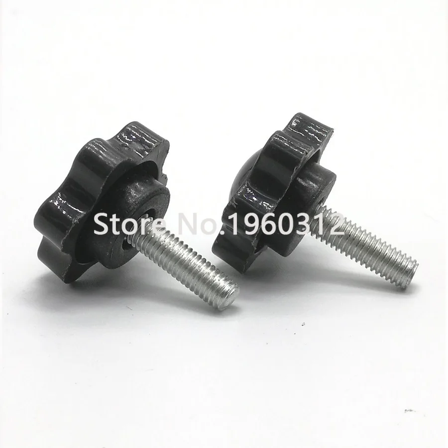 2pc-5pcs knob screw M4 M5 M6 M8 Bakelite Hand Tighten Screw Handle Star ...