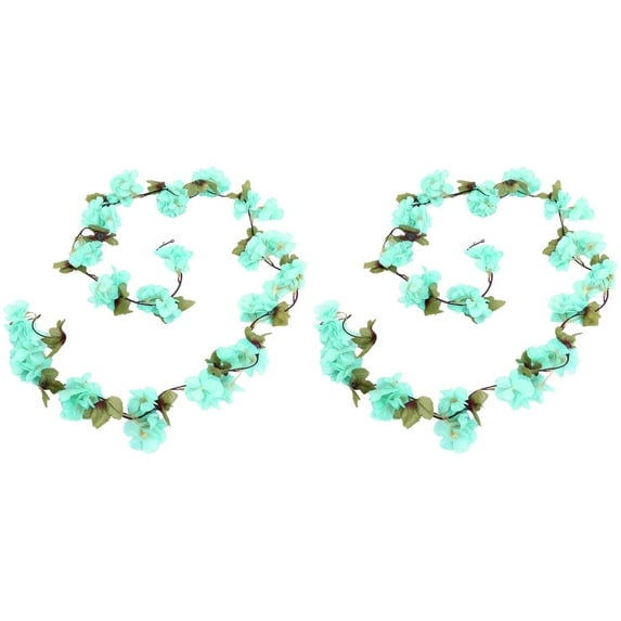 2pc Artificial Cherry Blossom Vine Garland, Artificial Flowers Garland ...