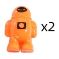 2pc Cartoons Astronaut Robot Eraser Sharpener For Elementary School ...