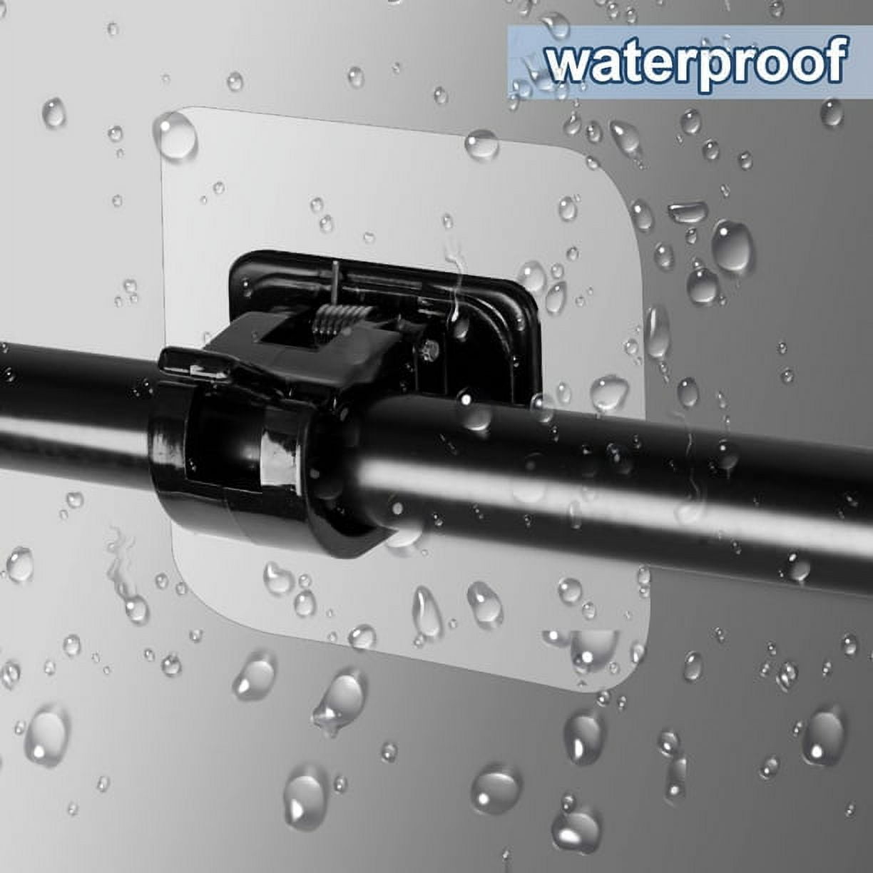 2pc Curtain Rods No drilling,Nono Bracket No Drill Curtain Rod Brackets ...