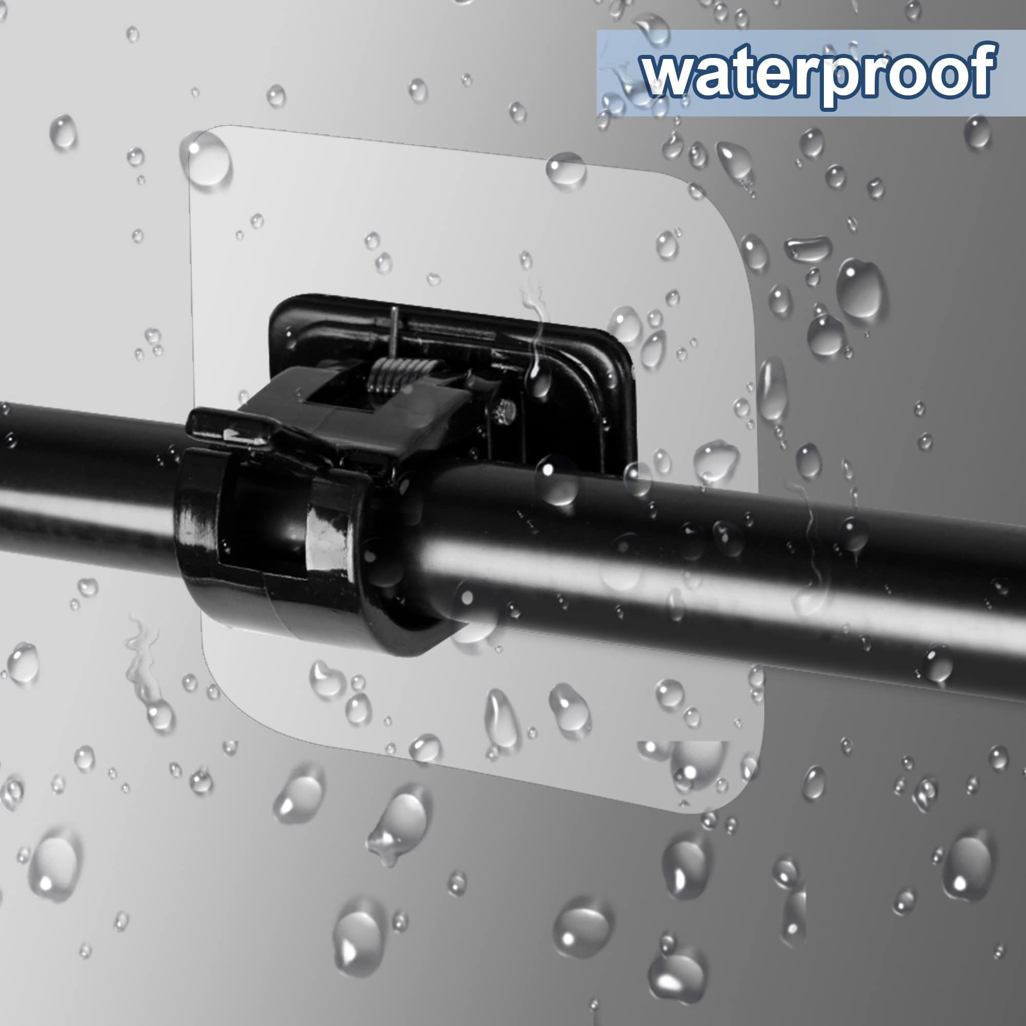 2pc Curtain Rods No drilling,Nono Bracket No Drill Curtain Rod Brackets ...