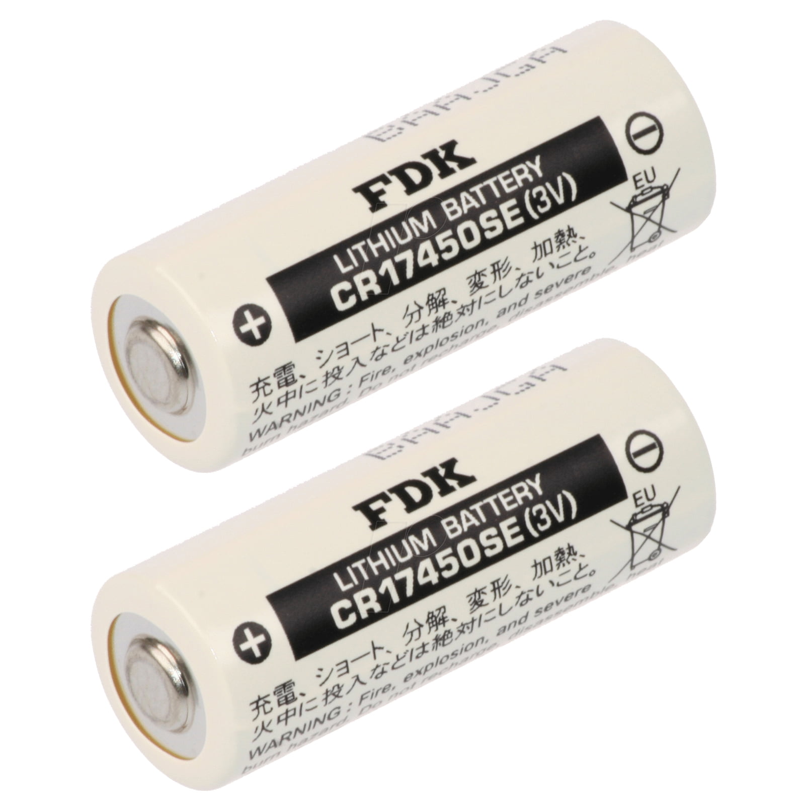 2pc FDK CR17450SE 17450ER-CX 3V 2500mAh Size A Laser Lithium Battery ...