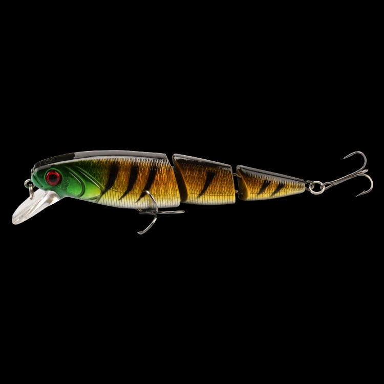 2pc Fishing Lures Jigs Three-Section Minnow Realistic Surface Hard ...