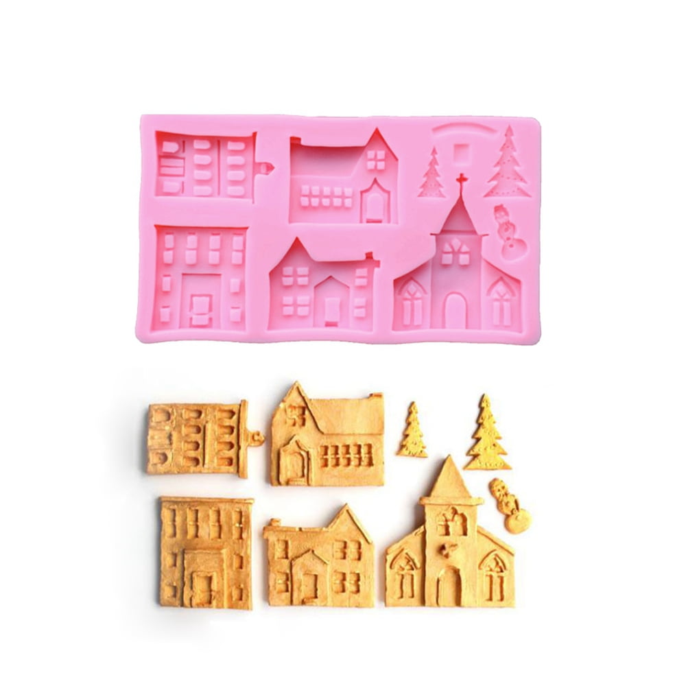 2pc Food Grade Silicone Molds Fondant Molds For DIY Cake Decoration ...