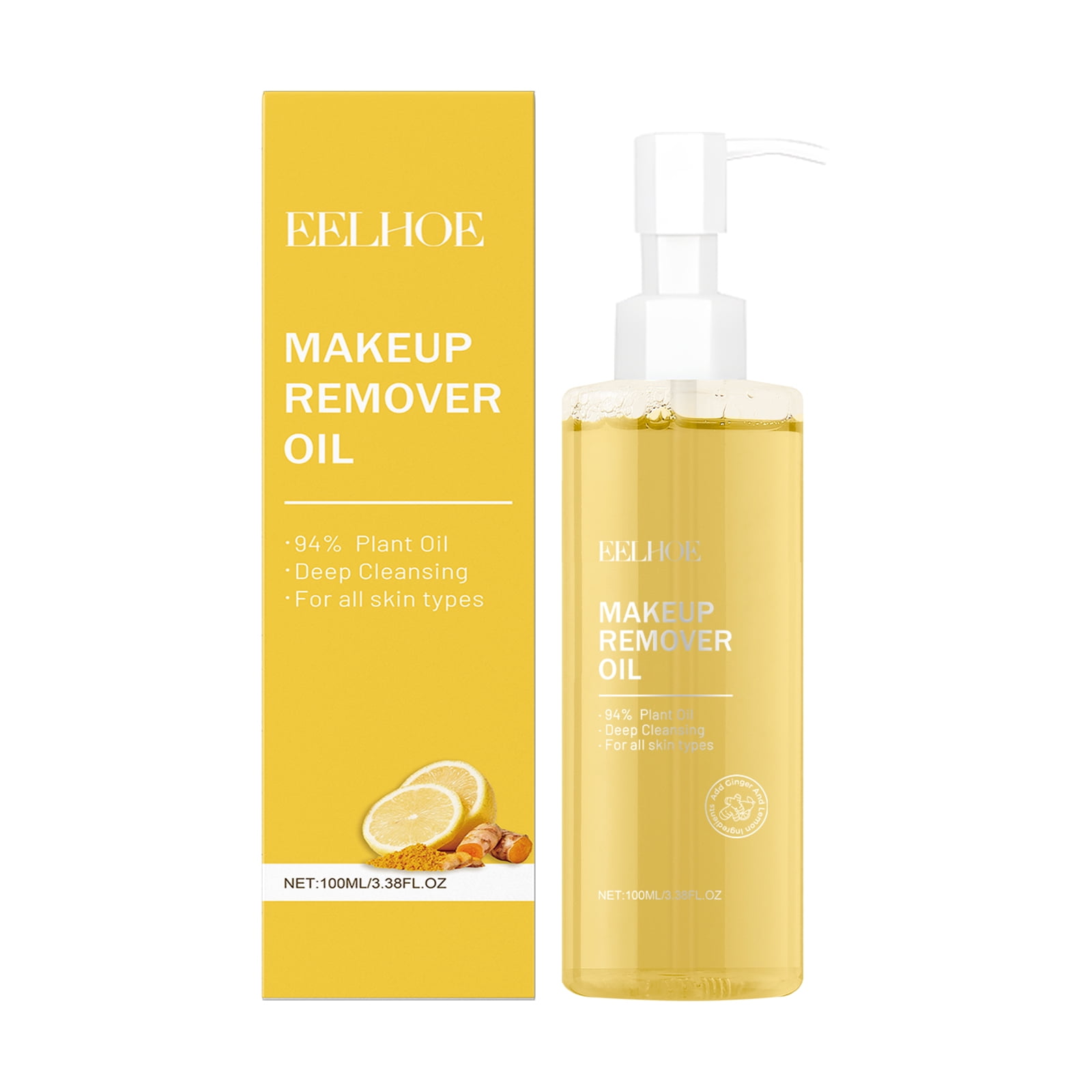 2pc Ginger & Lemon Makeup Remover Cleanses Pores with a Gentle ...