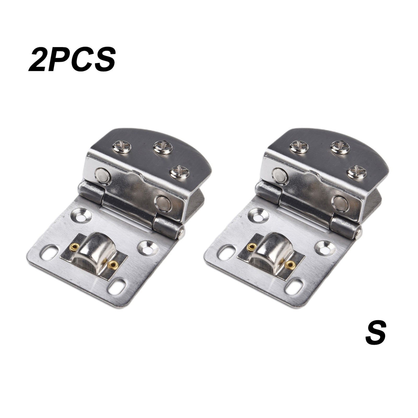 2pc Glass Door Hinge Clamps Wine Bread Cabinet Cupboard Cabinet Gate ...