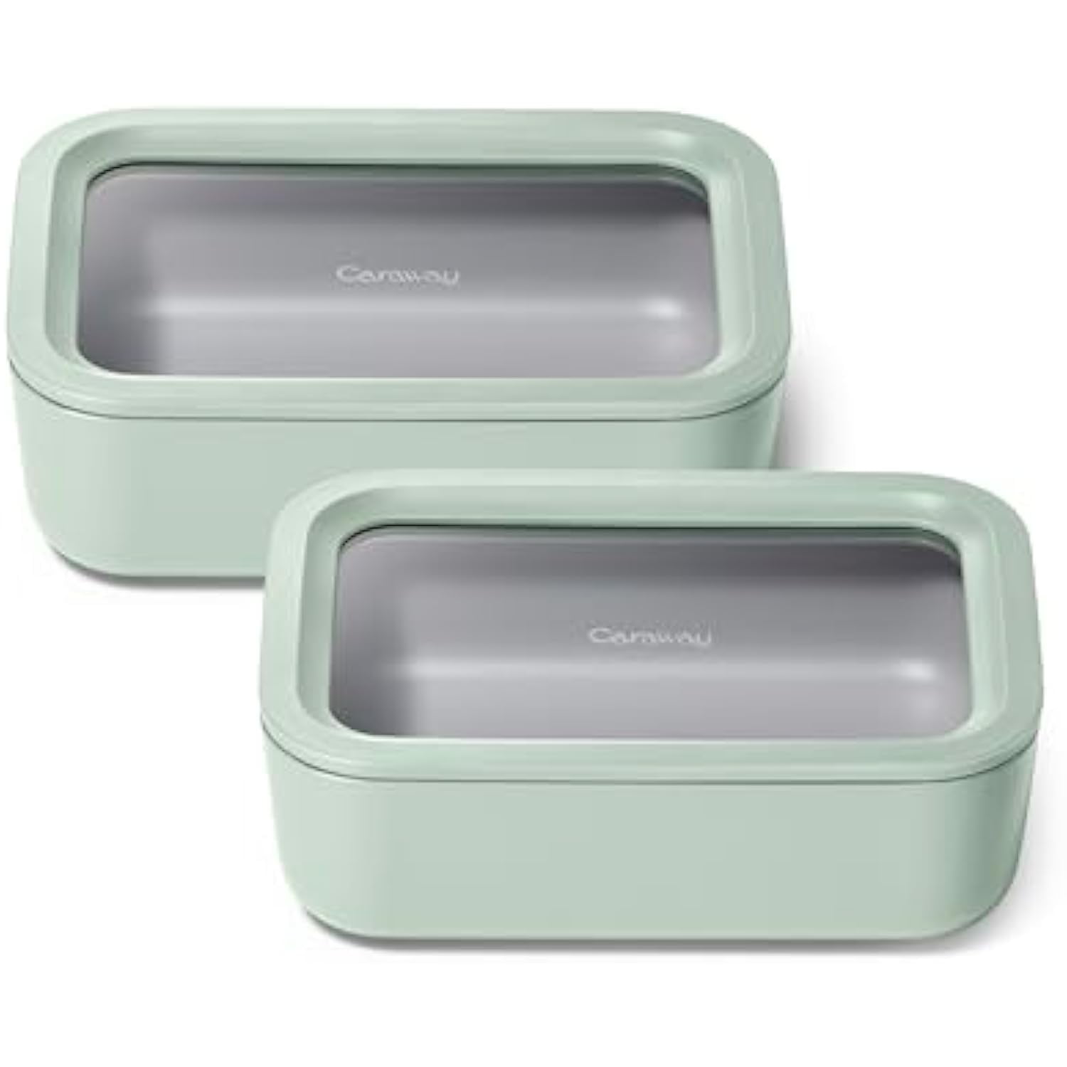 2pc Glass Food Storage Set - 6.6 Cup Food Containers (2) - Ceramic ...