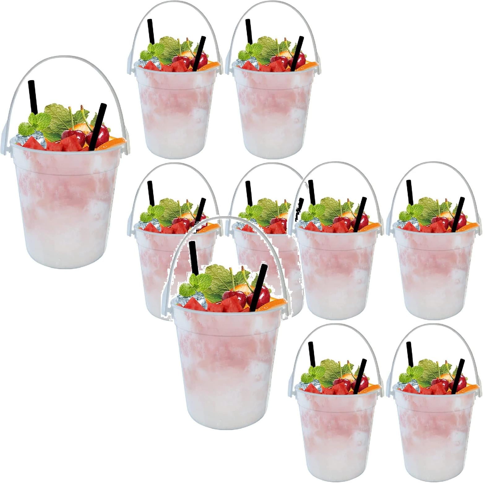 2pc Glass Tupperware Set with Lids Collapsible Water Bottle Large Water ...