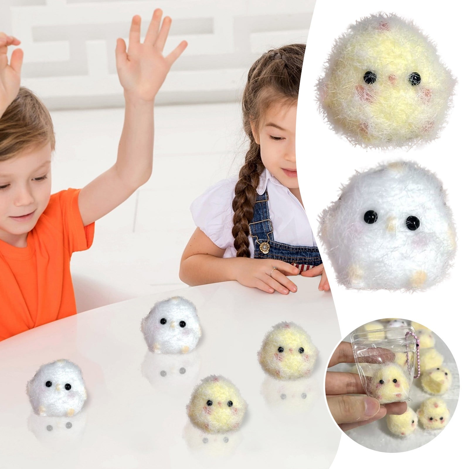 2pc Handmade taba Squishy Chick Soft Squishy Fidget Toys Silicone ...