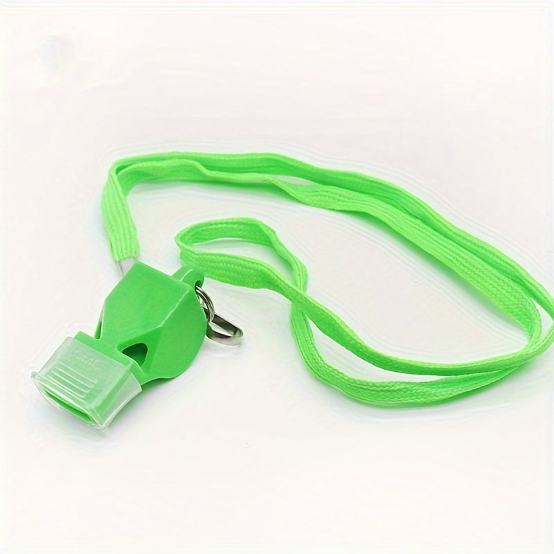 2pc High-Pitched Referee Whistle with Lanyard and Mouth Guard - Durable ...