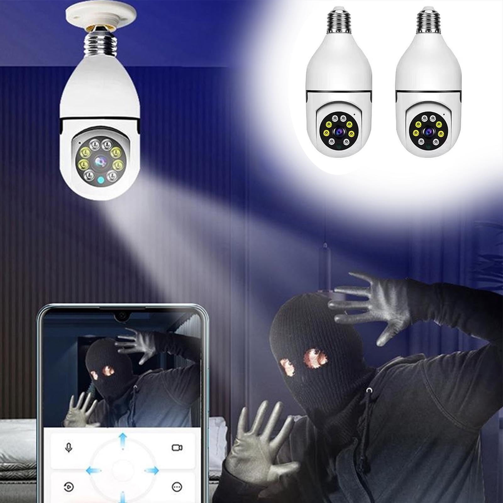 2pc Home Remote Surveillance Camera, 360-degree Panoramic View, Smart ...