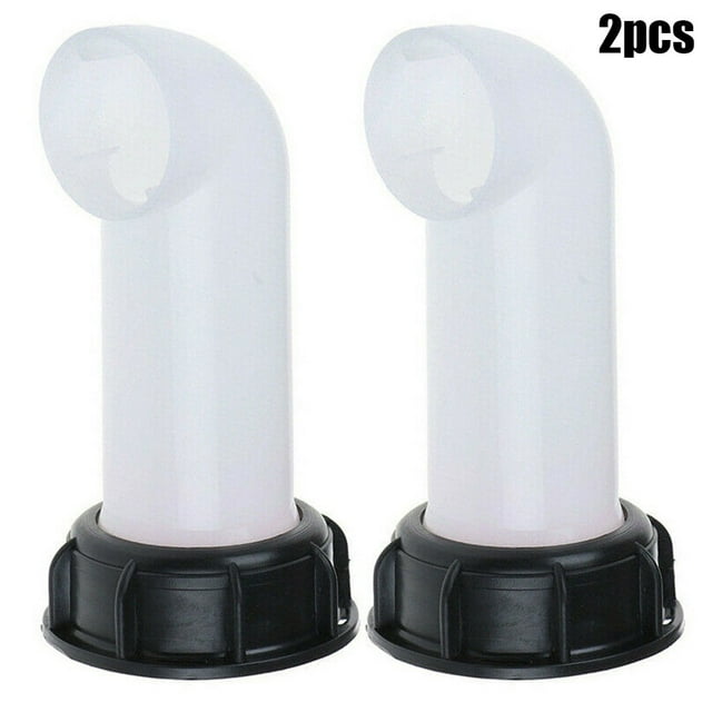 2pc IBC Tank Spout Outlet Tap Fitting Water Oil Fuel Pour Diesel Nozzle ...