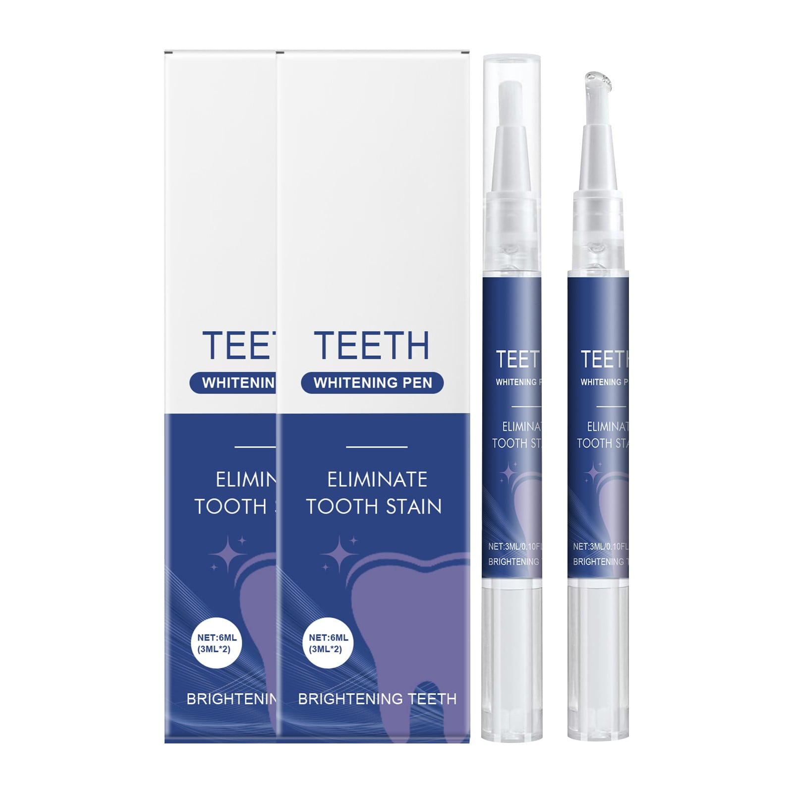 2pc Instant Teeth Whitening Pen,2 Pack Of Teeth Whitening Pens, Teeth ...