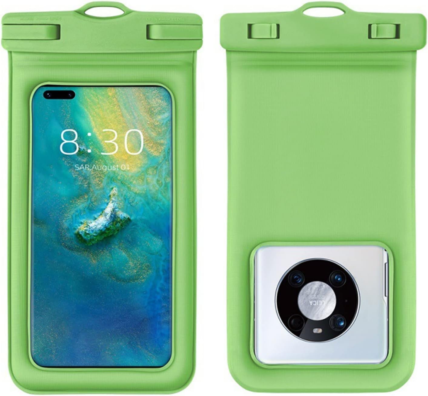 2pc Large Clear Sponge Floating Waterproof Phone Pouch Case IPX8 ...