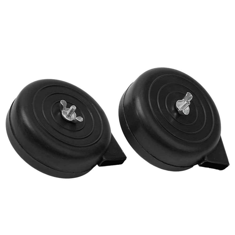 2pc Male Thread Air Compressor Intake Filter r Muffler Plastic Black ...