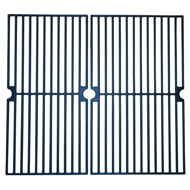 2pc Matte Cast Iron Cooking Grid for Brinkmann and Dyna Glo Gas Grills ...