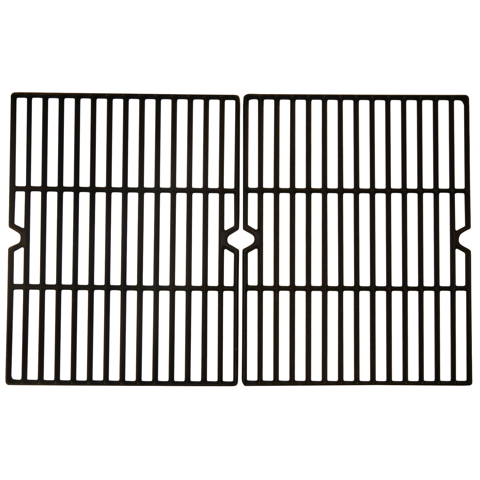 2pc Matte Cast Iron Cooking Grid for Kenmore Gas Grills 25.75 ...