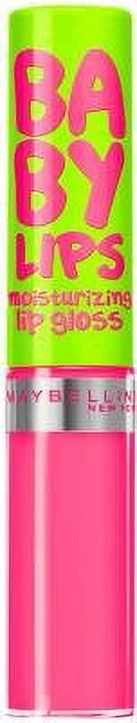 2pc Maybelline Baby Lips Moisturizing Lip Gloss, Fab & Fuchsia 0.18 oz ...