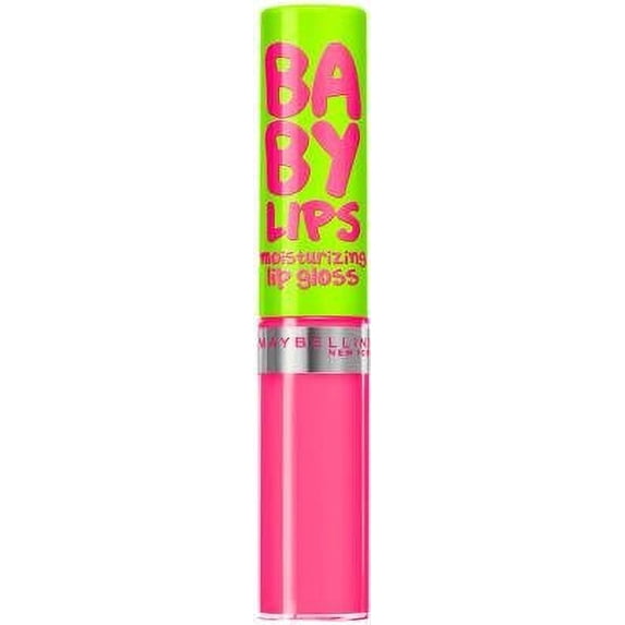 2pc Maybelline Baby Lips Moisturizing Lip Gloss, Fab & Fuchsia 0.18 oz ...