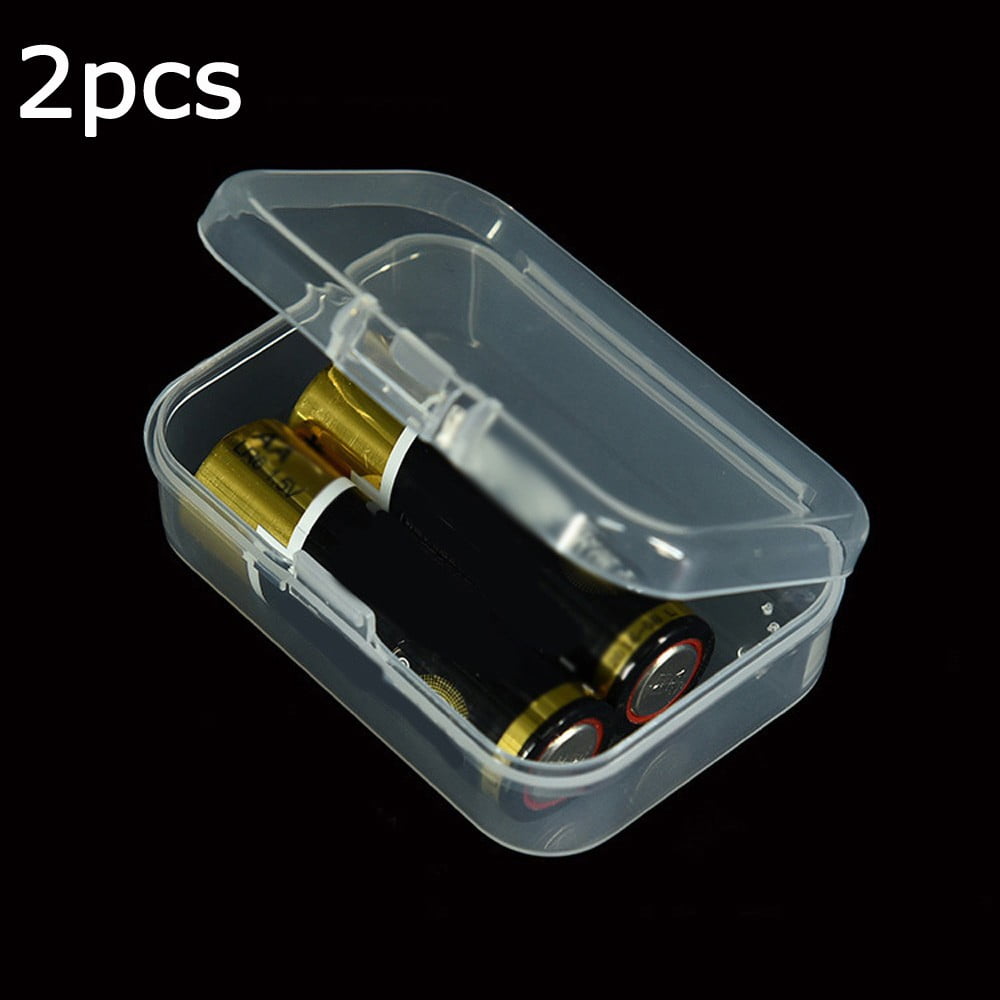 2pc Mini Plastic Storage Box Translucent Rectangular Container Box ...