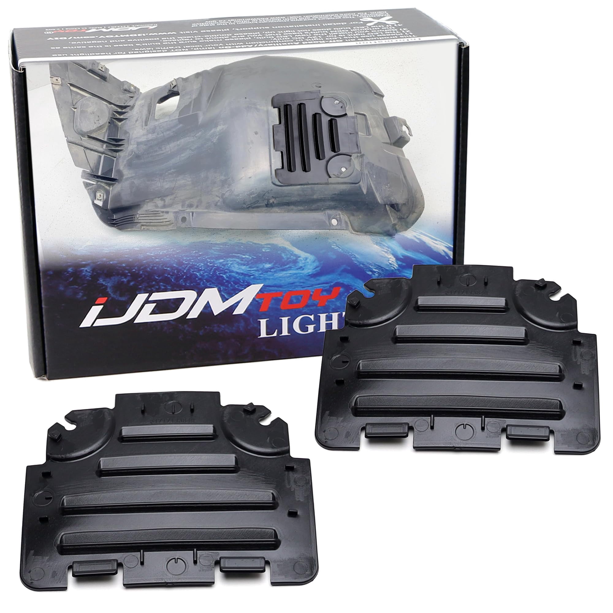 2pc OEM-Spec Front Wheel Well Arch Liner Maintenance Flap Cover Cap ...