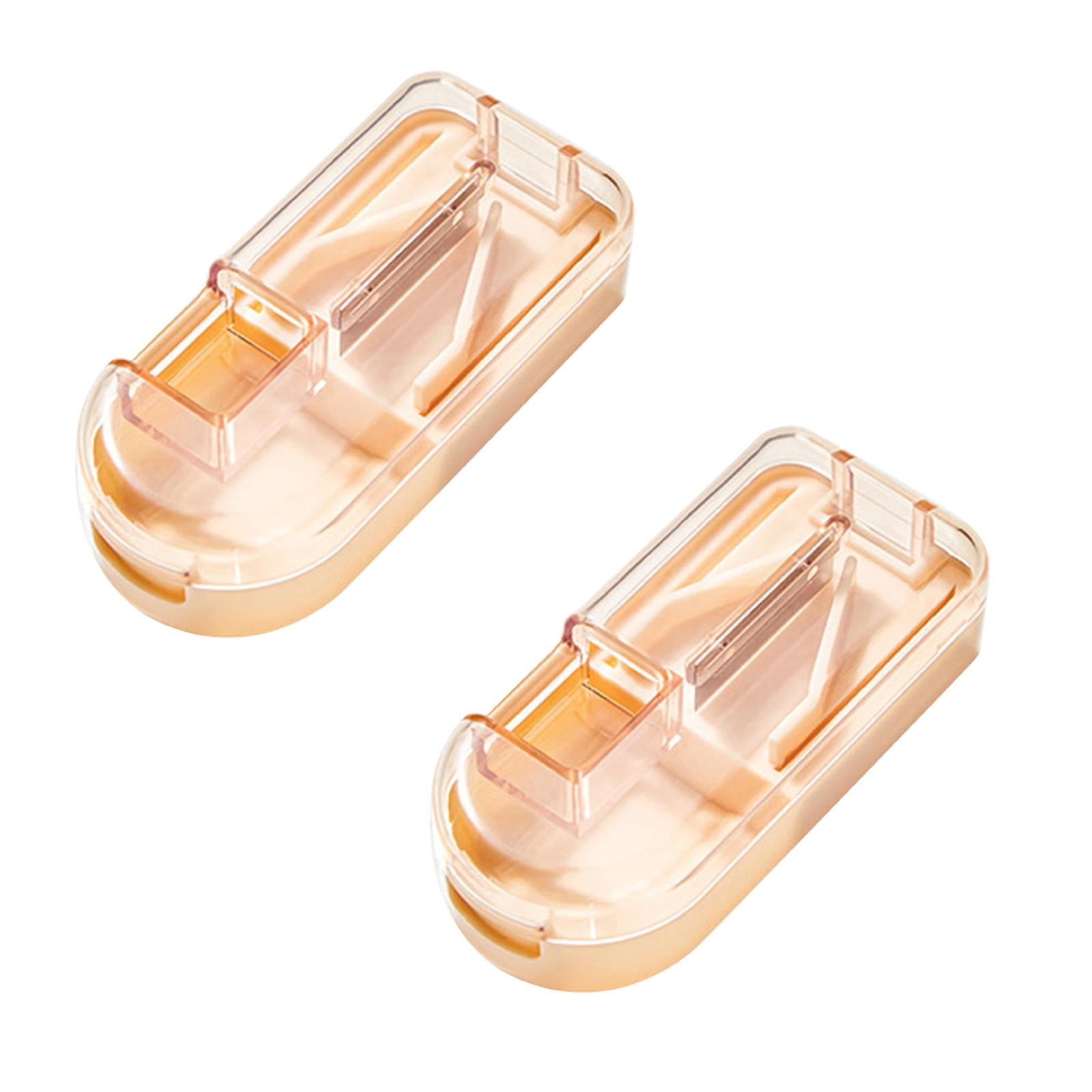 2pc Pill Cutter for Precise Splitting – Sharp Stainless Steel Blade ...