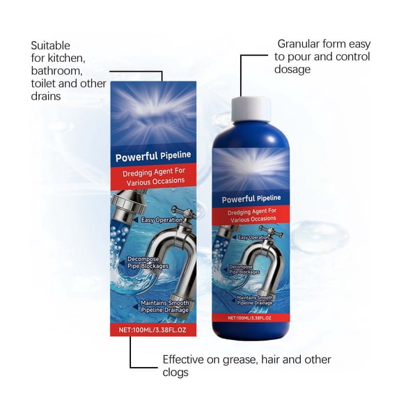 2pc Pipe Agent Is Suitable For Multiple Scenarios And Is A Pipe Cleaner ...