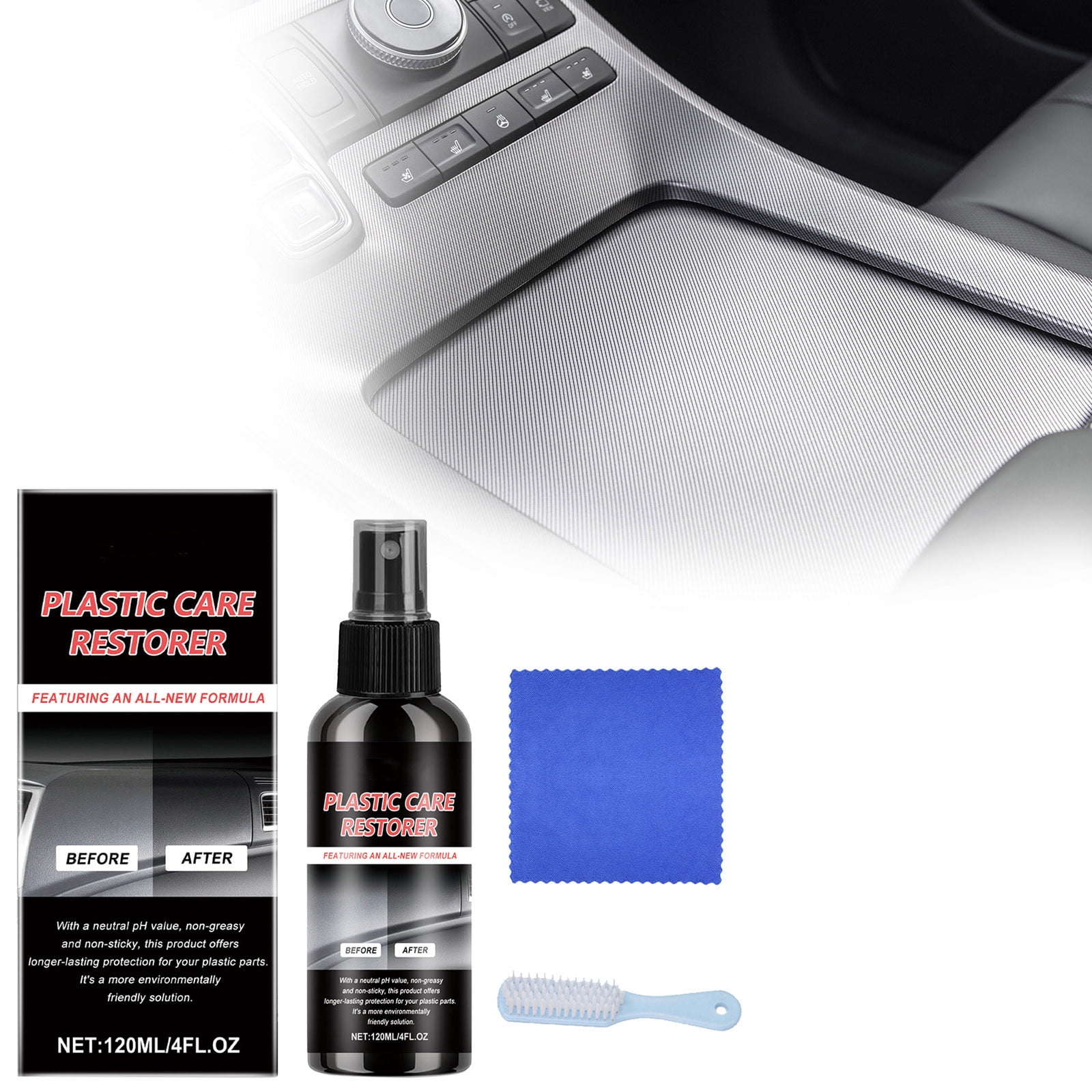 2pc Restorer New Formula Restorer for Cars Revive Faded Eco-Friendly ...