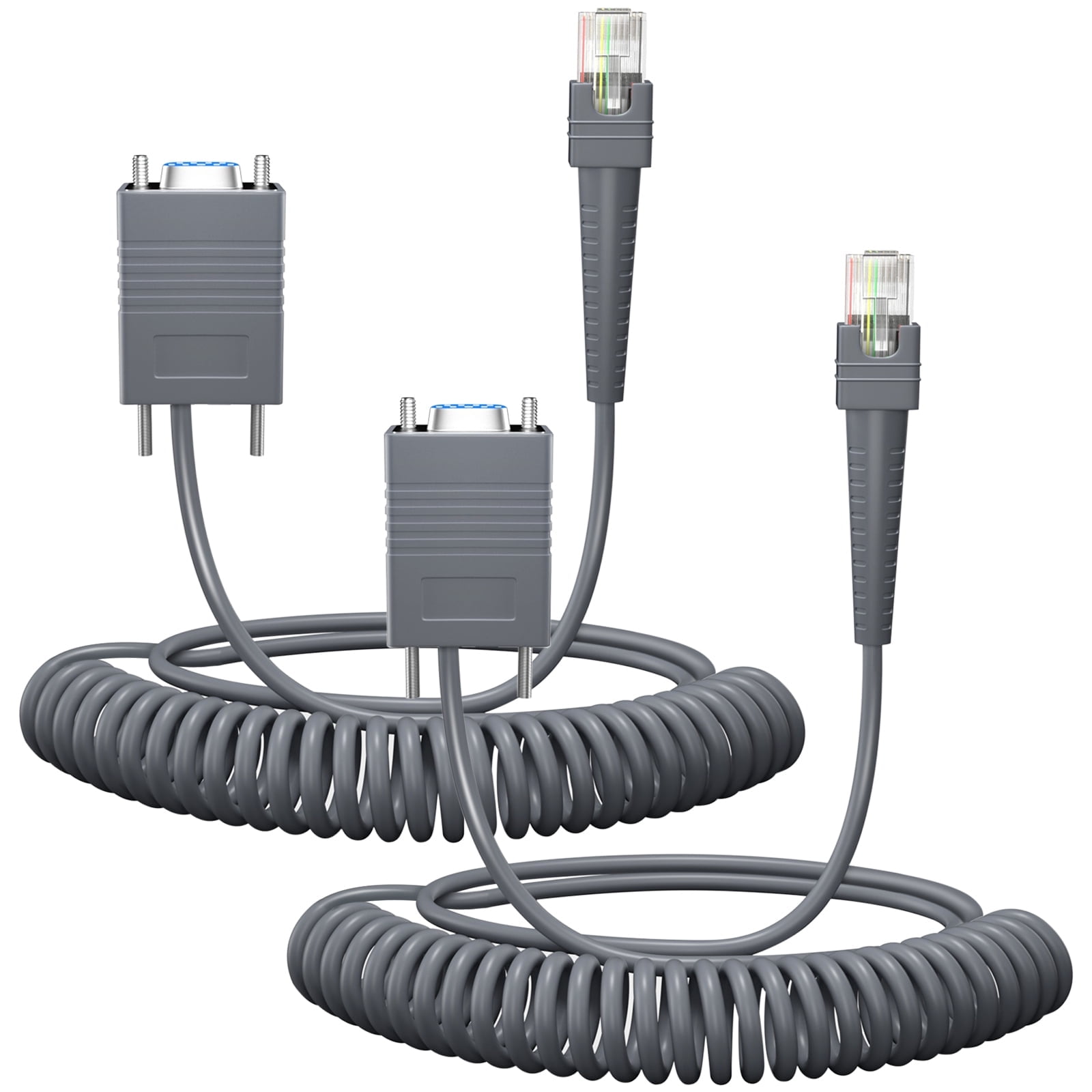 2pc RS232 to RJ45 (5m) Cable For LS1203, LS2208/AP, LS2207, LS4008I ...