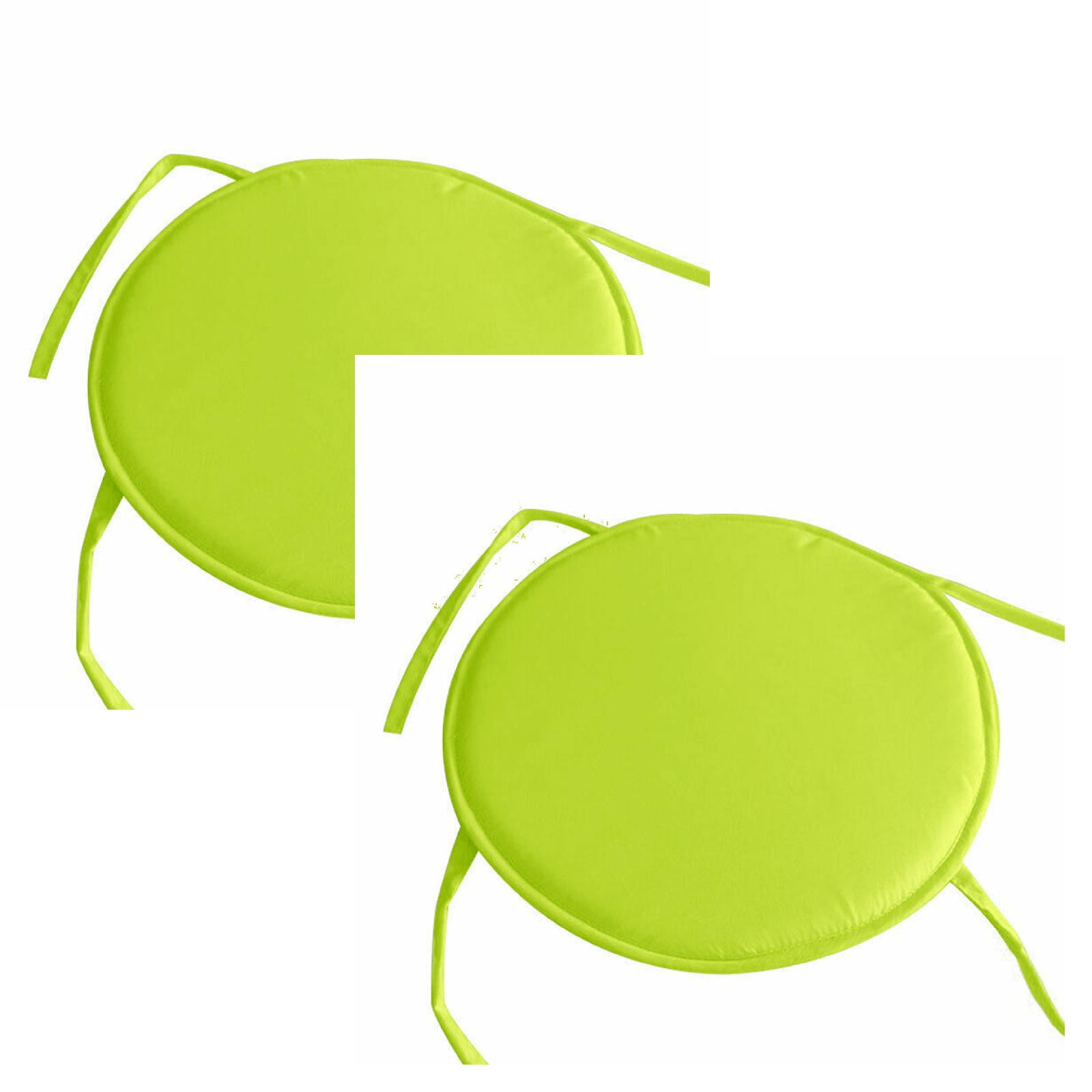 2pc Round Stool Foam Chair Cushions for Kitchen Dining Seat Pads with ...