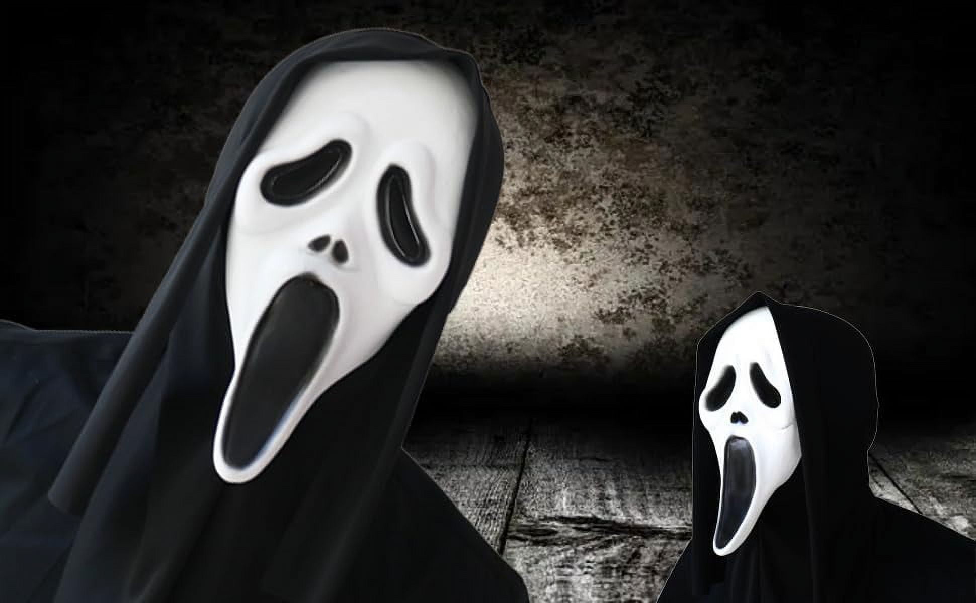 2pc Skull Masks - Scary Halloween Costume Face Covers - Walmart.com