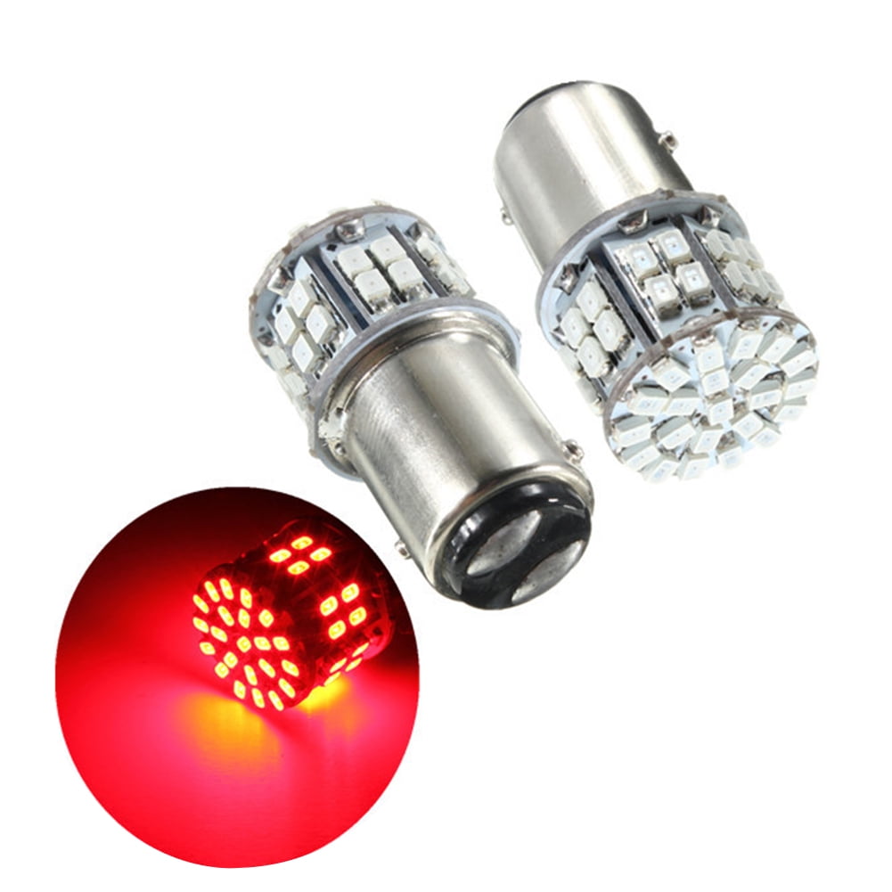 2pc Super Bright BAY15D 1157 50SMD 1206 LED Car Brake Light, DC 12V 50 ...