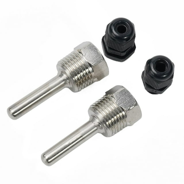 2pc Thermowell G 1/2\" Thread for Temperature Sensor Immersion Sleeve ...
