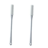 2pc Toe Cleaning Brush Soft Rubber Bristles Ergonomic Handle Dead Skin ...