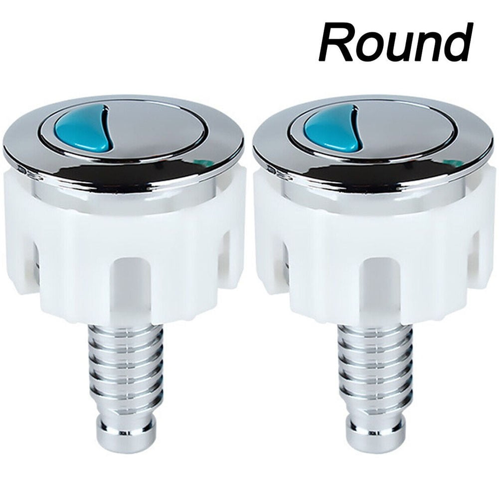 2pc Toilet Push Button Dual Flush Water Saving For Ideal Cistern Tank ...