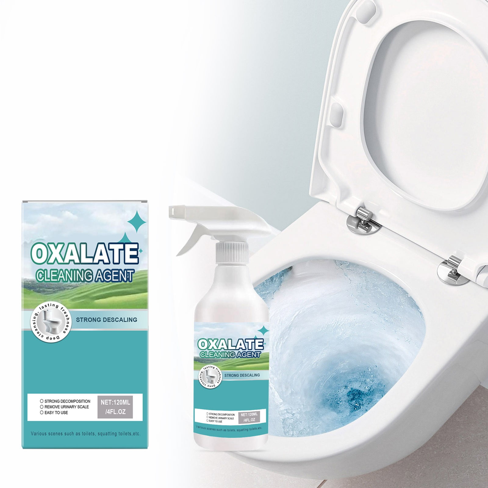 2pc Toilet Tank Cleaner Automatic Toilet Descaler Toilet Mold Remover ...