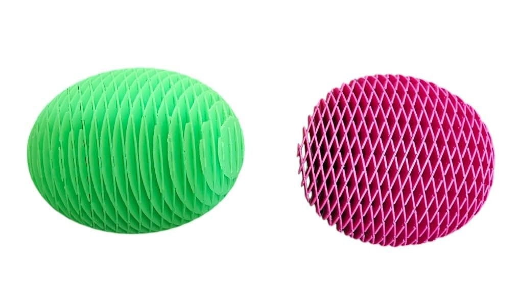 2pc Transforming Fidget Ball 3D Printed Motion Satisfying and Reusable ...