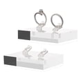 2pc Transparent Acrylic & Plastic Rings Display Stands Jewelry ...
