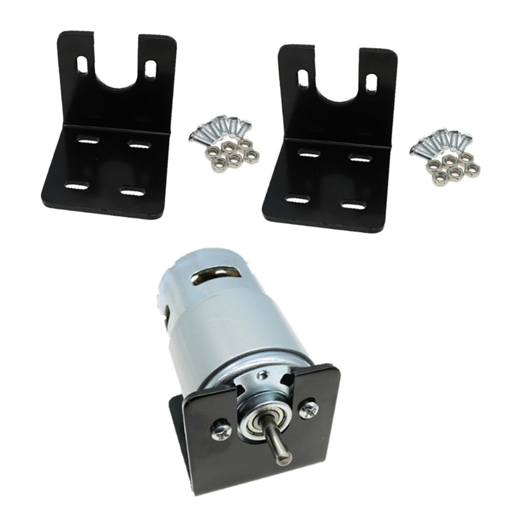 2pc U-775 Mounting L Bracket DIY Motor Mount DC Motor Fixed Base W ...