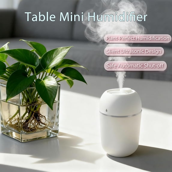 2pc Usb powered 220ml Mini Droplet shaped Portable Air Humidifier ...