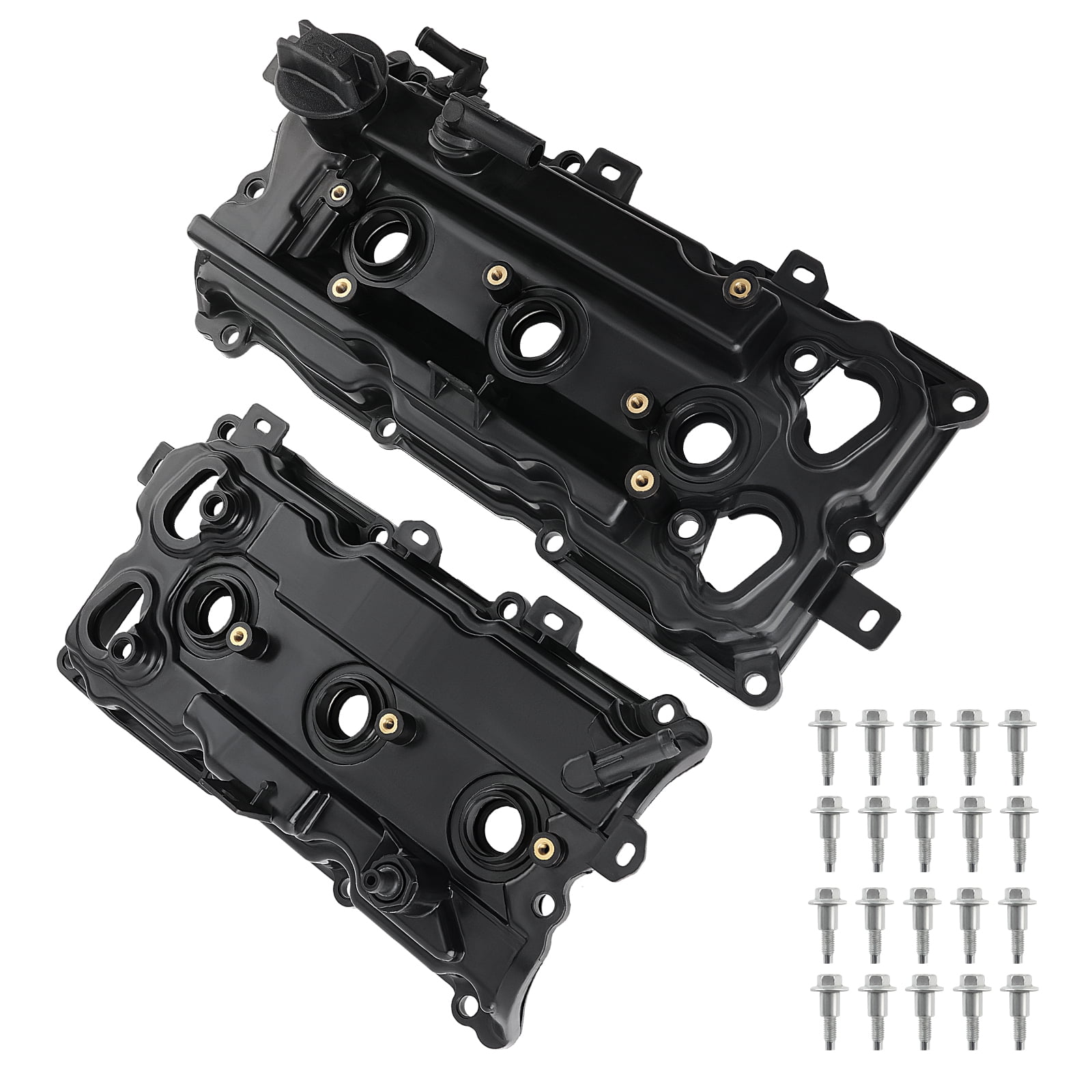 2pc Valve Covers Set w/ Gasket for Nissan Maxima 2009-2020 Murano 3.5L ...